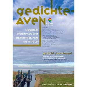 Gedichte-aven 2026: Kom foordragen of lústeren - Stichting Bildts Aigene